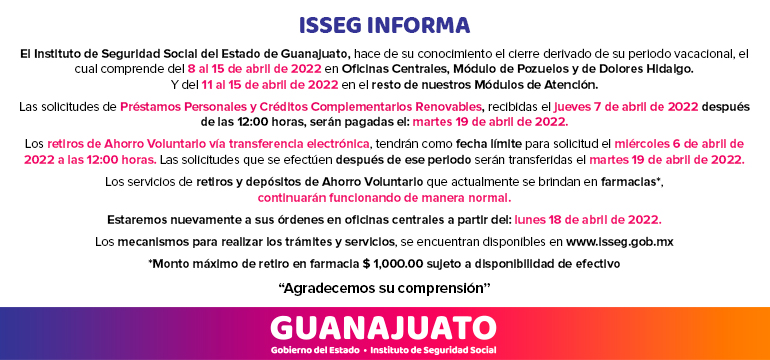 Instituto de Seguridad del Estado de Guanajuato – ISSEG